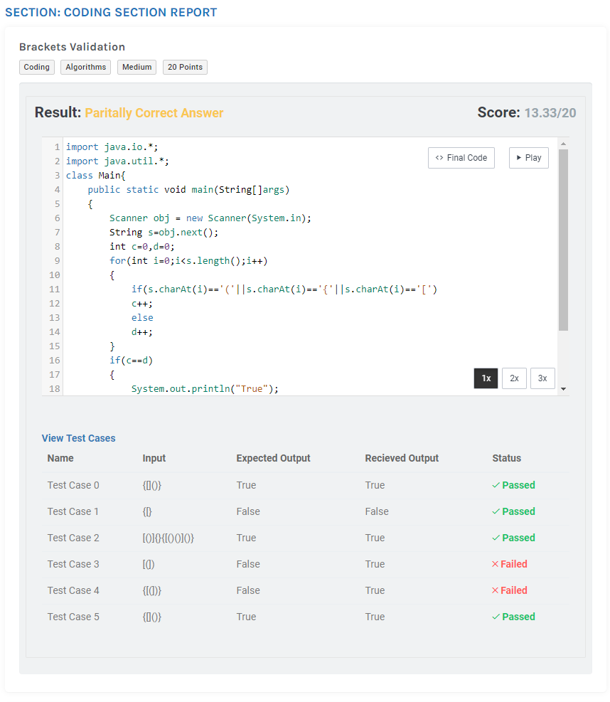 Coding Assessment Report Test Summary For Coding Xobin