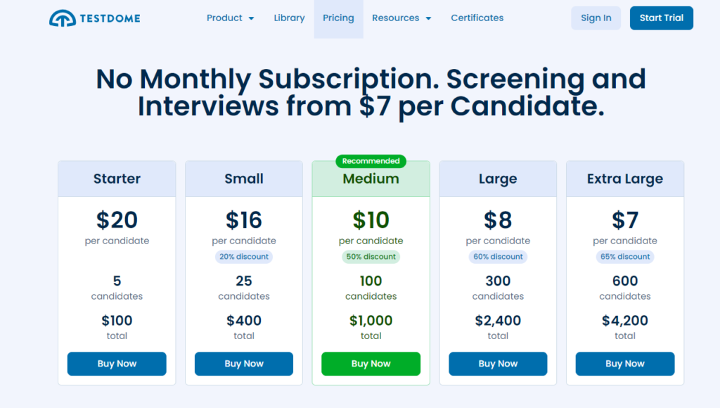TestDome pricing & review: Is it a good value for money?