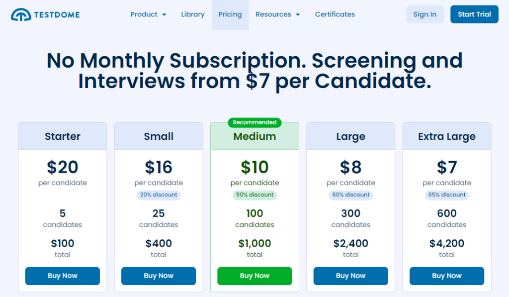 TestDome Pricing & Review: Is it a Good Value for Money?